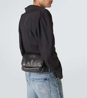 Saint Laurent Niki Small Leather Messenger Bag