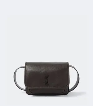 Saint Laurent Niki Small Leather Messenger Bag - Brown