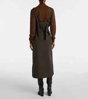 LEMAIRE Cotton-blend Midi Skirt