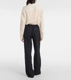 TOD'S Wide-leg Wool Pants
