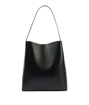 AESTHER EKME Sac Large Leather Tote - Black