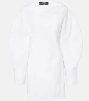Jacquemus La Robe Chemise Casaco Mini Dress - White