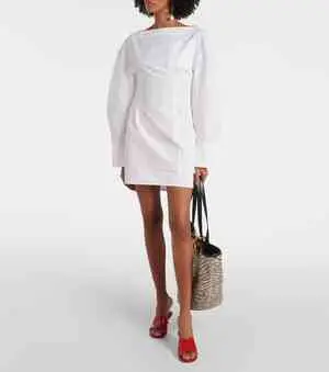 Jacquemus La Robe Chemise Casaco Mini Dress - White