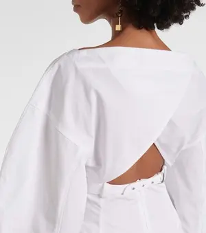 Jacquemus La Robe Chemise Casaco Mini Dress - White