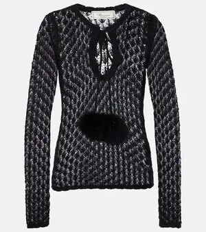 Blumarine Layered Knitwear For Women