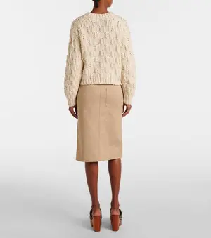 Chloé Wool, Silk, And Cashmere Sweater