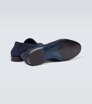 Brioni Appia Leather Penny Loafers - Blue