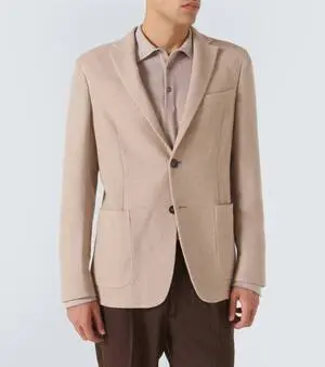 Zegna Cotton, Wool And Cashmere Blazer