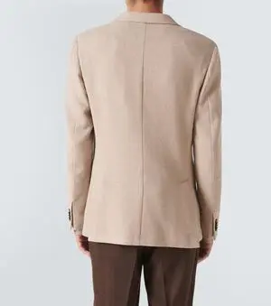 Zegna Cotton, Wool And Cashmere Blazer