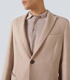 Zegna Cotton, Wool And Cashmere Blazer