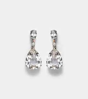 Mateo Sophia Topaz And Diamond Earrings - Gold