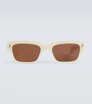 JACQUES MARIE MAGE Ashcroft Rectangular Sunglasses - White