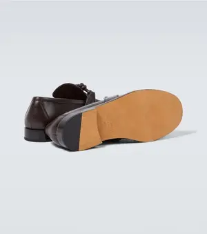 Bottega Veneta Astaire Leather Loafers