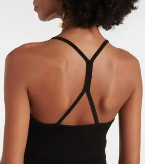 Jacquemus La Robe Maille Nodo Gown - Black