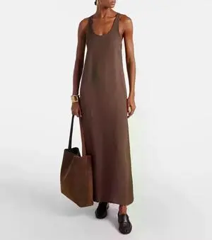 AESTHER EKME Sac Large Suede Tote Bag - Brown