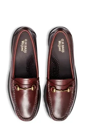 G.H.BASS Weejuns Lianna Bit Loafer - Wine