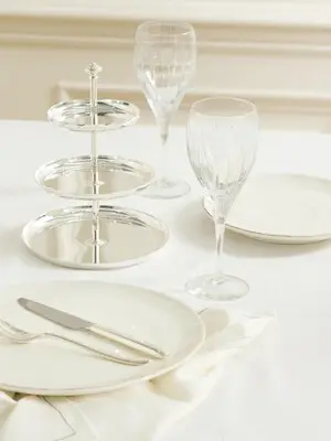 Christofle Iriana Set Of Two Crystal Water Glasses - Neutrals