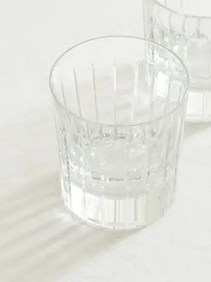 Christofle Iriana Set Of Two Crystal Glasses