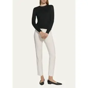 Theory Regal Merino Wool Crewneck Pullover