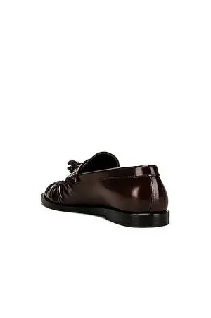THE ROW Tassel Detail Loafers - Espresso