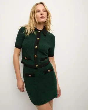 Veronica Beard Rivka Tweed Skirt