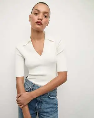 Veronica Beard Emily Polo Shirt