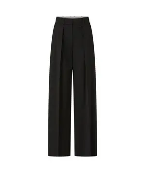 Veronica Beard Sonia Wide-leg Pant - Black