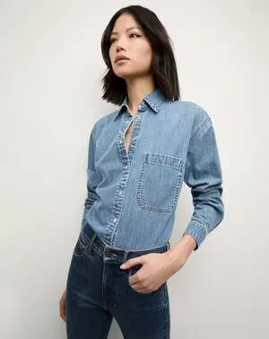 Veronica Beard Aderes Denim Shirt