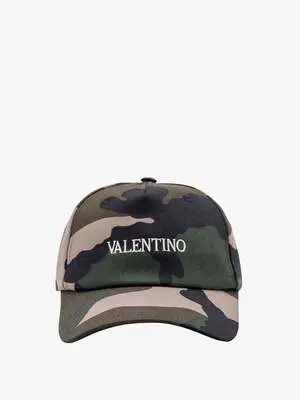 Valentino Garavani Camouflage Baseball Cap - Green