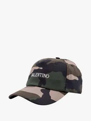 Valentino Garavani Camouflage Baseball Cap