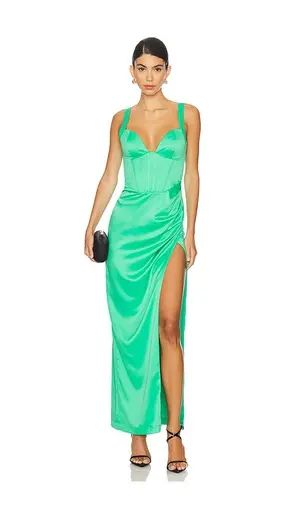 Nbd Elodie Maxi Dress - Green