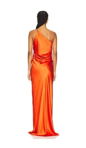 THE SEI One Shoulder Cowl Gown