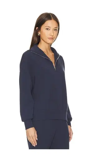 Varley Hawley Half Zip Sweatshirt - Navy