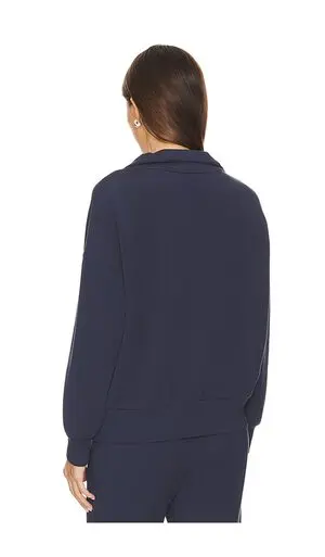Varley Hawley Half Zip Sweatshirt - Navy