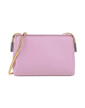 Marni Cross-body Bag In Cow Leather With Brass Hardware - Purple