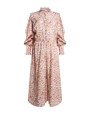 MARANT ETOILE Paisley-print Voile Midi Dress - Orange