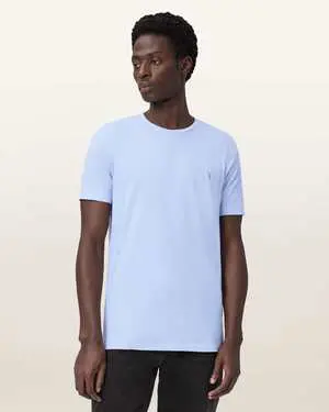 ALLSAINTS Tonic Crew Neck Slim Ramskull T-shirt - Blue