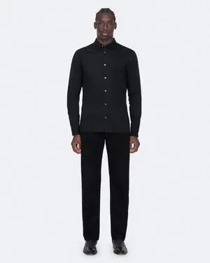 ALLSAINTS Hawthorne Ramskull Stretch Fit Shirt - Blue