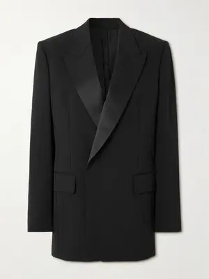 PETAR PETROV Double-breasted Wool-blend Blazer