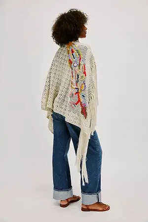 Free People Sunrise Handmade Shawl