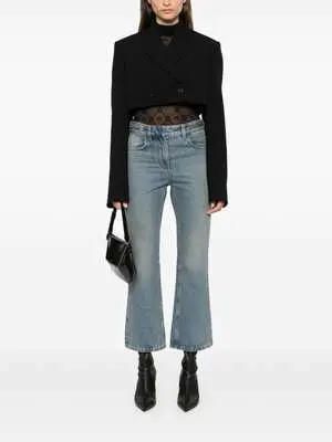 Givenchy Bootcut Jeans With Chain Detail