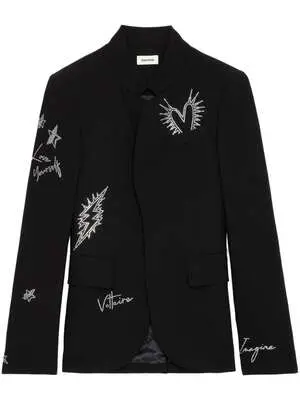 Zadig&Voltaire Very Heart Blazer - Black