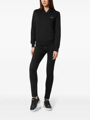 Philipp Plein Logo-plaque Hoodie - Black