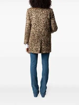 Zadig&Voltaire Leopard Print Blazer