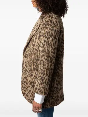Zadig&Voltaire Leopard Print Blazer