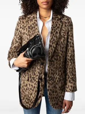 Zadig&Voltaire Leopard Print Blazer