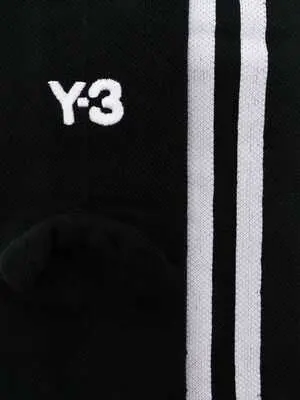 Y3 Striped Socks - Black