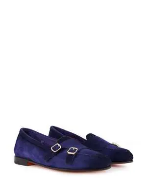 Santoni Double-buckled Moccasins