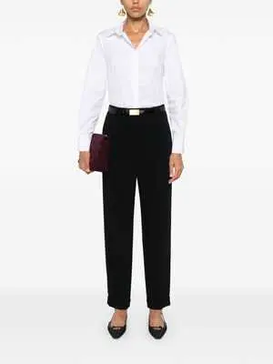 Giorgio Armani Straight-leg Cady Trousers