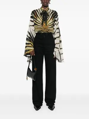 Roberto Cavalli Abstract-print Shirt